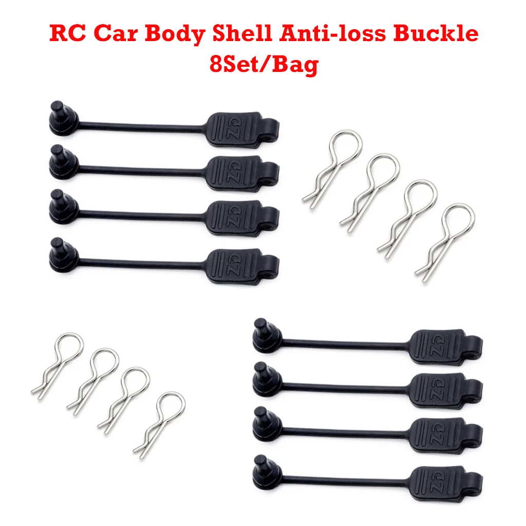 ZD-Racing-RC-Car-Body-Shell-Metal-R-Clips-Flexible-Rubber-Retainer-For ...