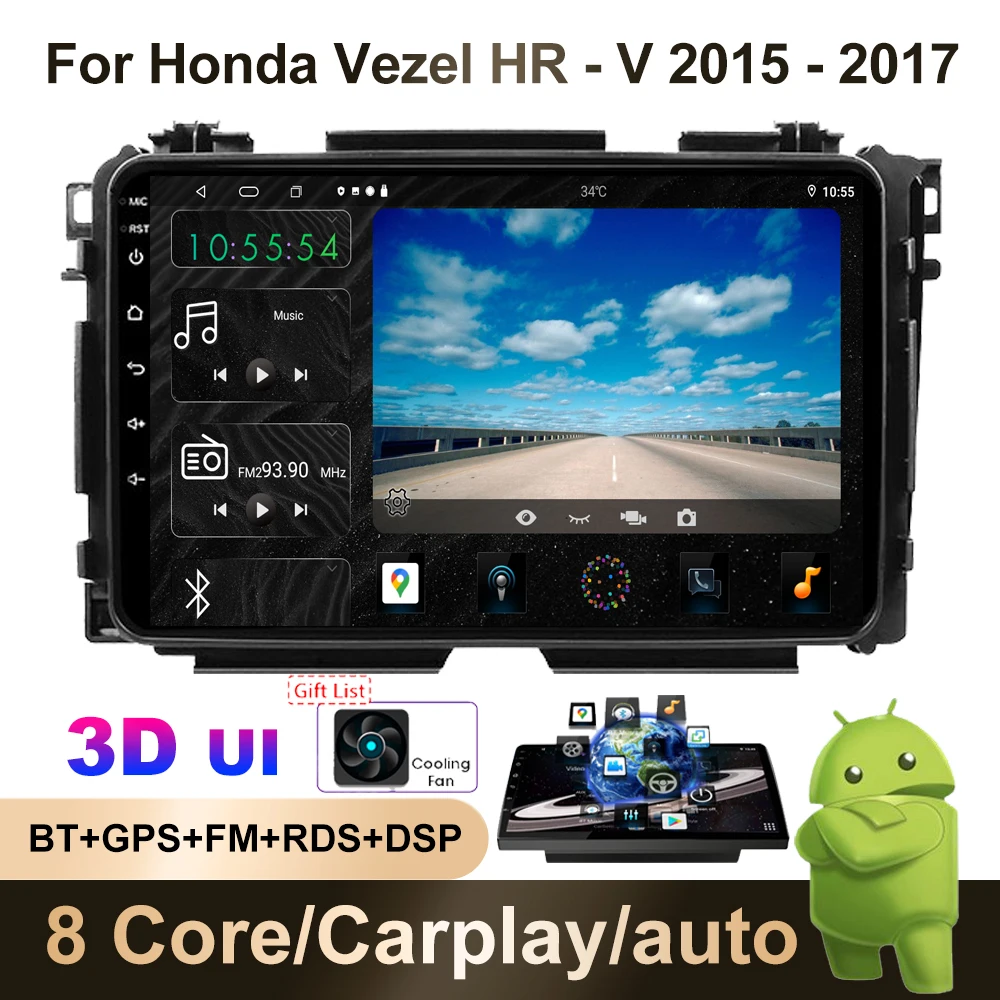 Ioriginhd Multimedia Car Stereo Radio Android Video Gps Carplay/auto 4g ...