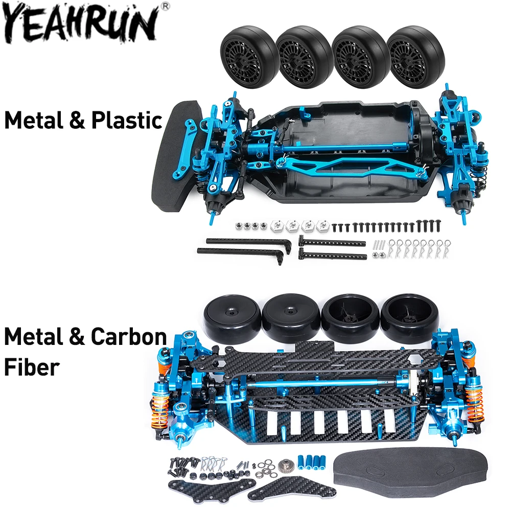 YEAHRUN Chassis Frame Body Shell Assembled Set Metal & Plastic/Carbon ...
