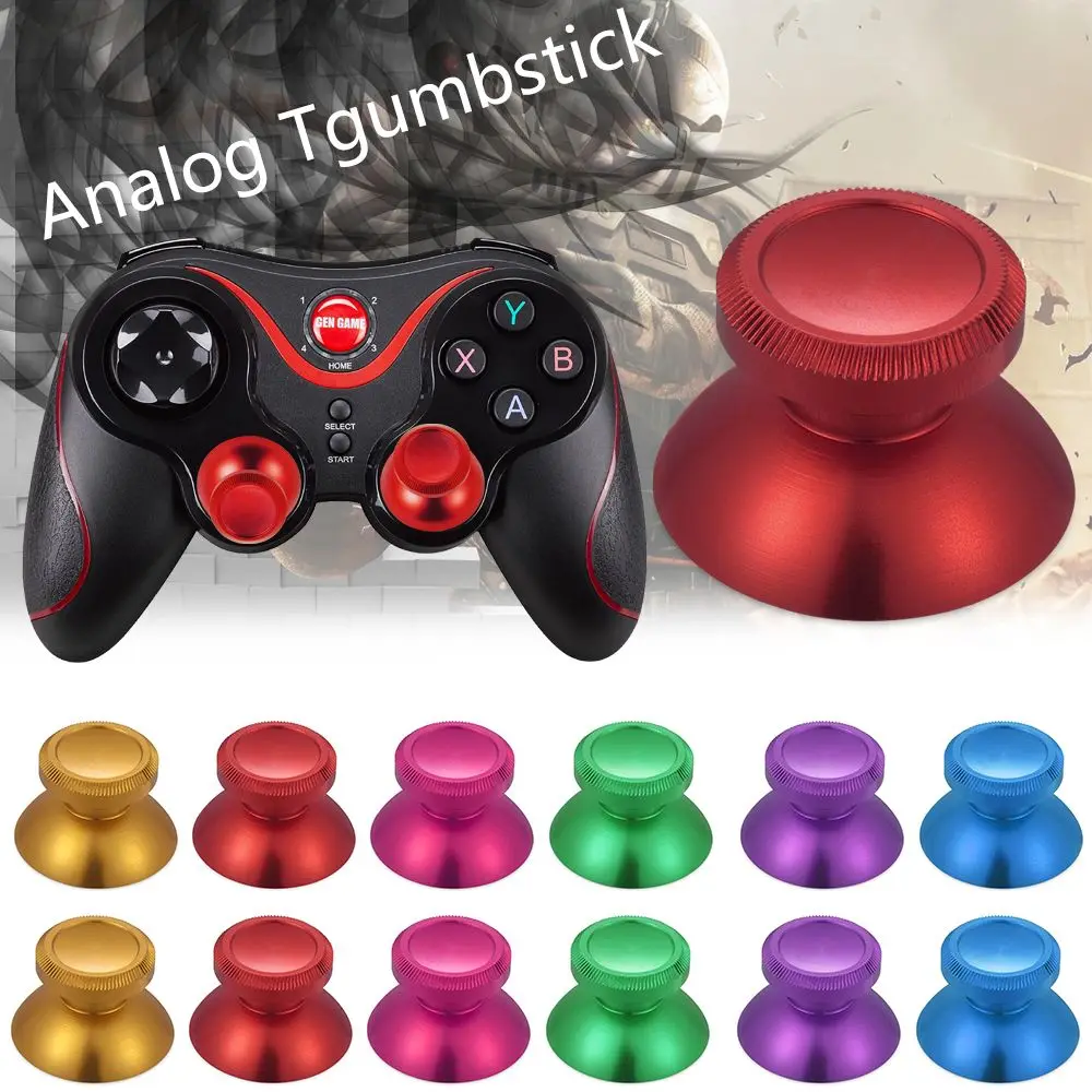 2PC Metal Aluminum Slim Controller Thumbsticks Joystick Grip Analog ...