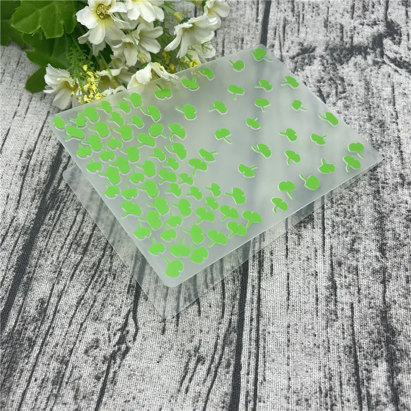 Four leaf clover Lace Plastic Embossing Folder For Scrapbook DIY Album ...