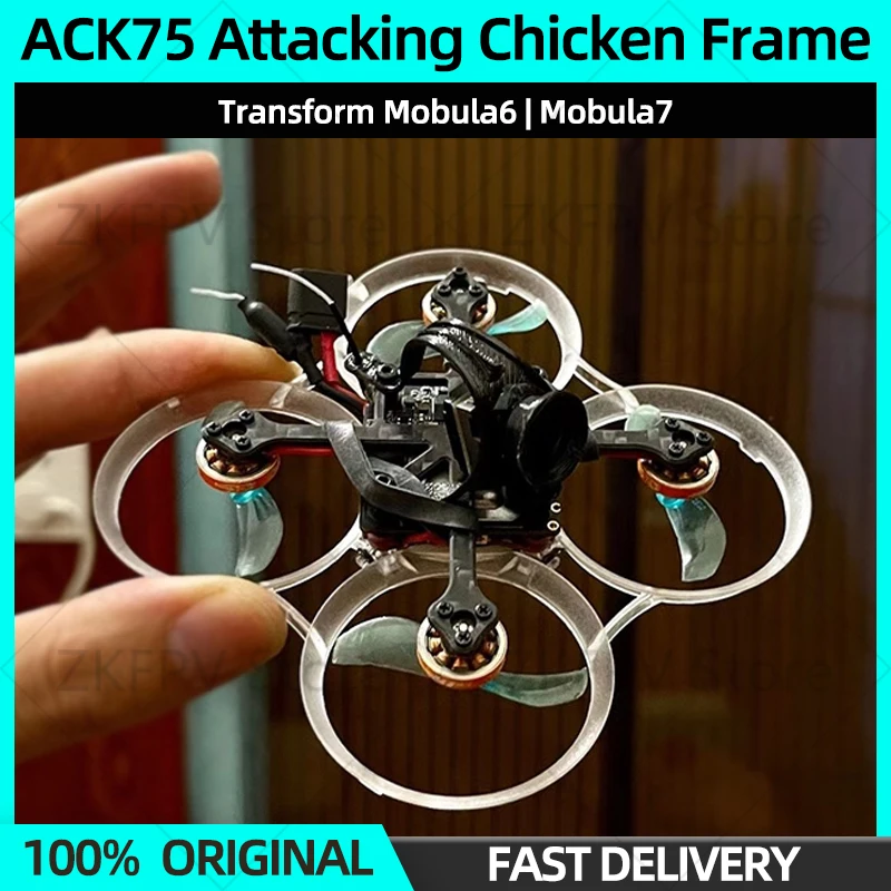 ACK75-Attacking-Chicken-FPV-Drone-Frame-KIT-Transform-Mobula6-Mobula7 ...