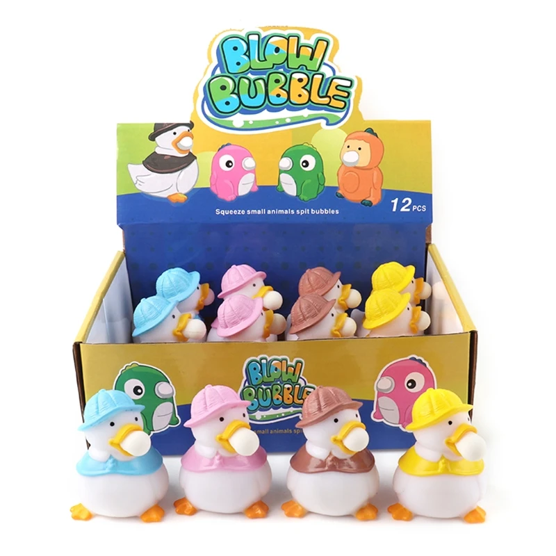 HUYU-Fidget-Toy-Duck-Pinch-Toy-Easter-Egg-Party-Gift-for-w-Bubble ...