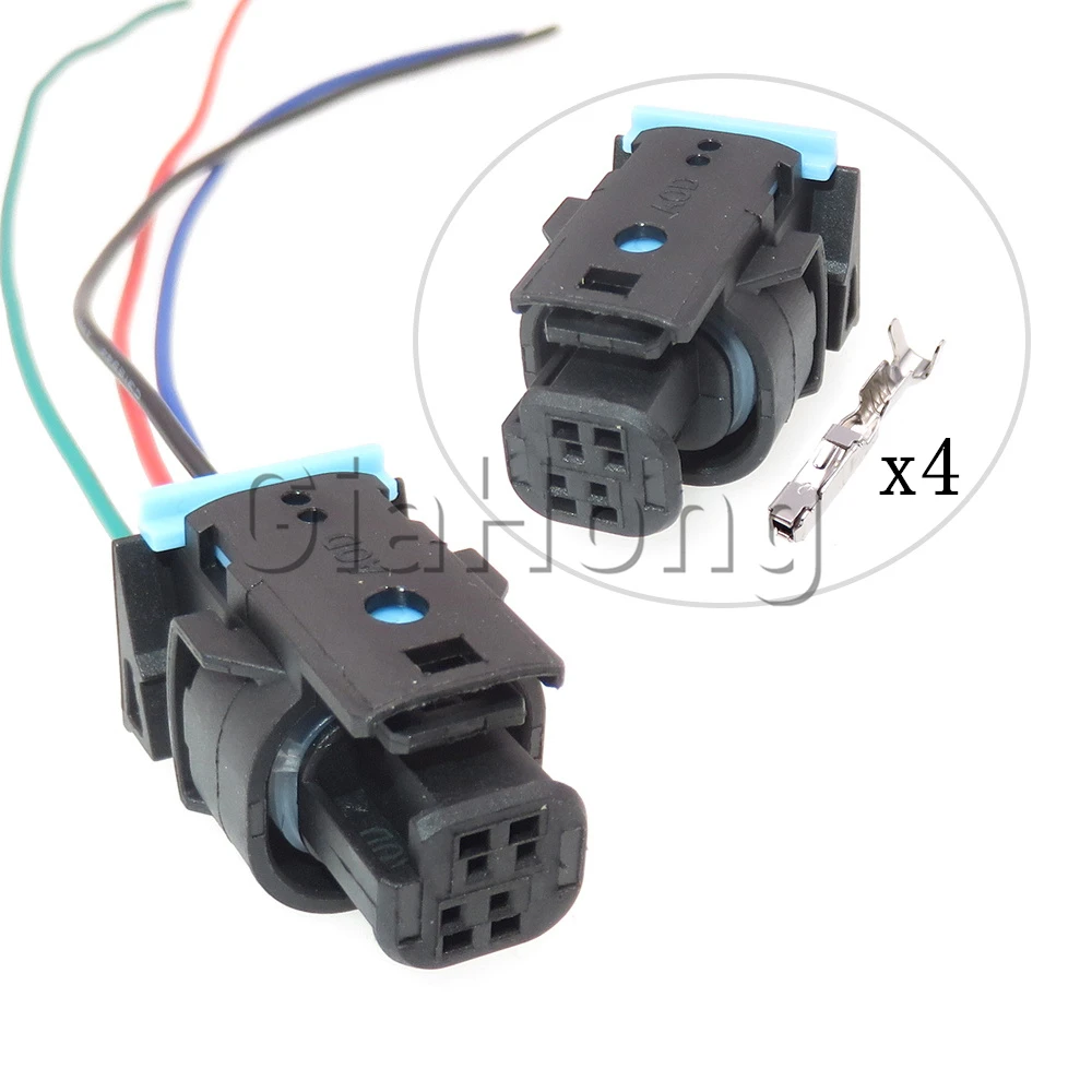 1 Set 4 Ways Auto Parts 3C0973704 3C0 973 704 Miniature Connector Car ...