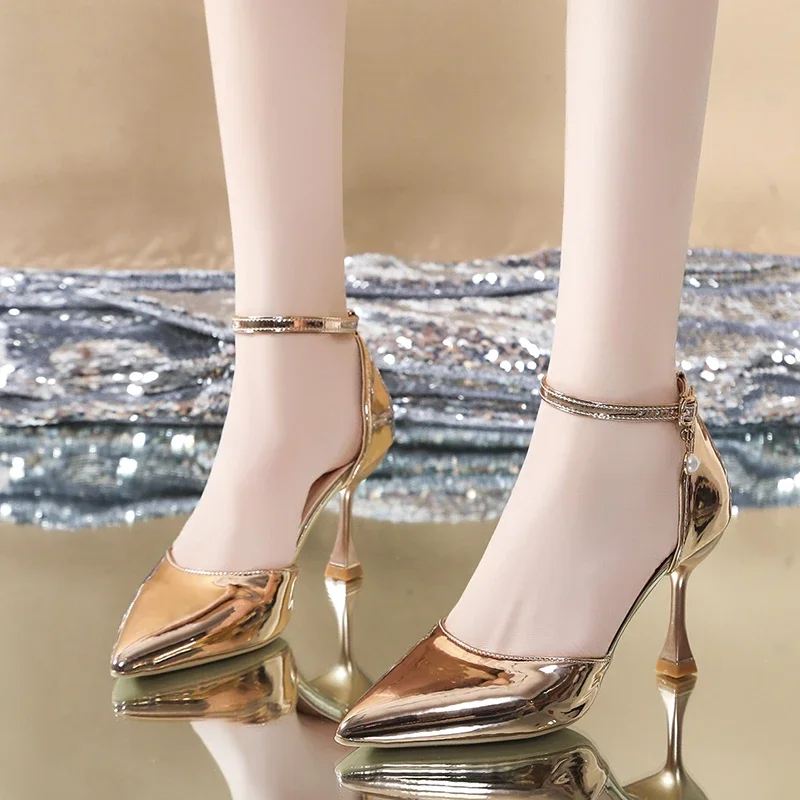 Women-s-European-and-American-Style-Stiletto-Heel-Sexy-Banquet-Pointed ...