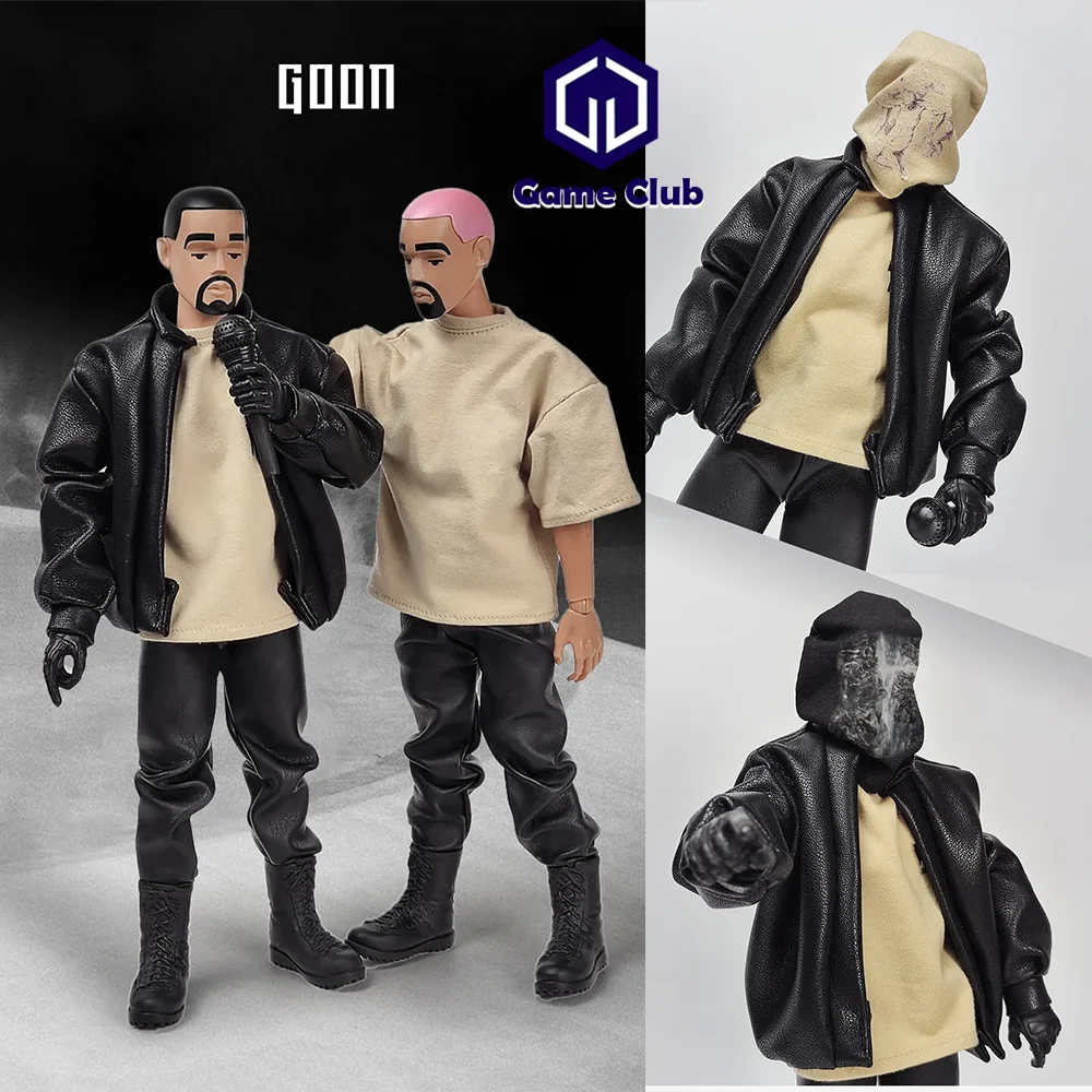 GOON-1-6-Fashion-Black-Leather-Suit-Male-Soldier-With-Interchangeable ...
