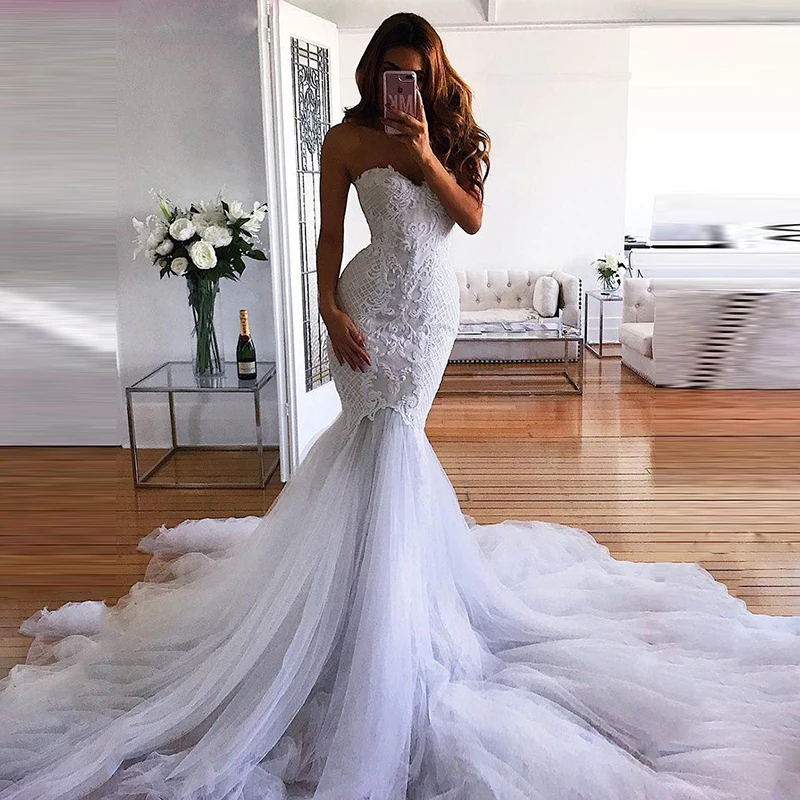 Tight Mermaid Wedding Dress