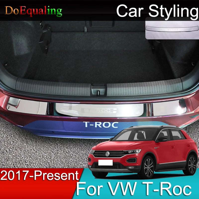 For Volkswagen VW T-Roc T Toc Stainless Steel Car External Rear Guard ...