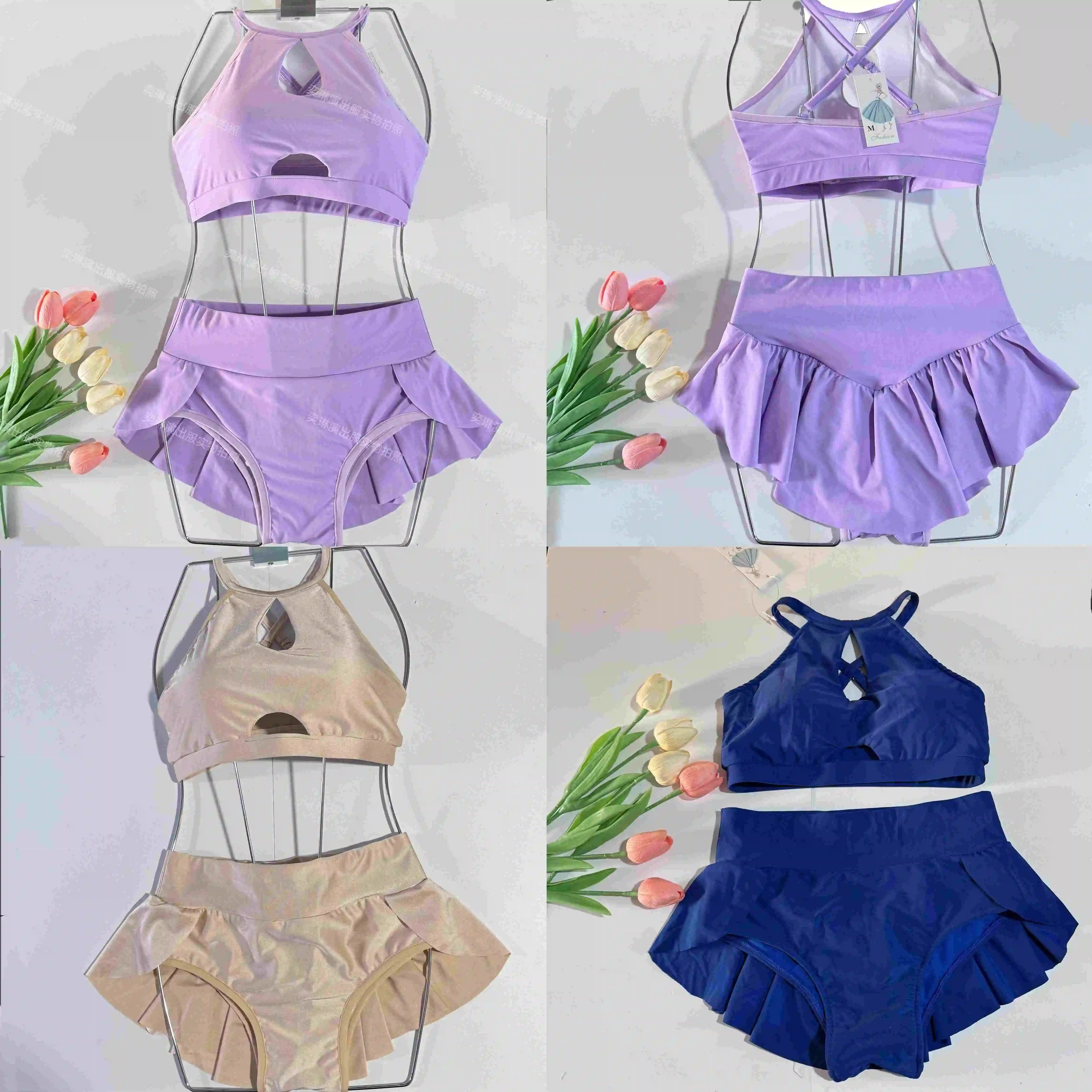 2025 Professional Pole Dance Clothing For Women Sexy Split Skirt Suit ...