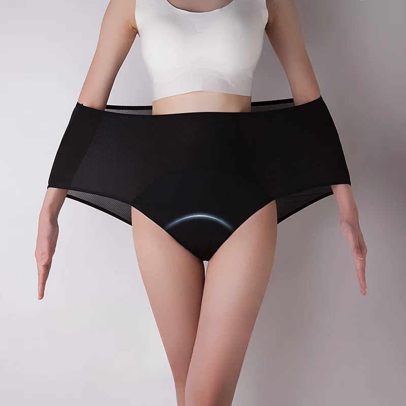Leak-Proof-Menstrual-Panties-Underwear-Period-Physiological-Pants-Women-Waterproof-Briefs-Plus ...