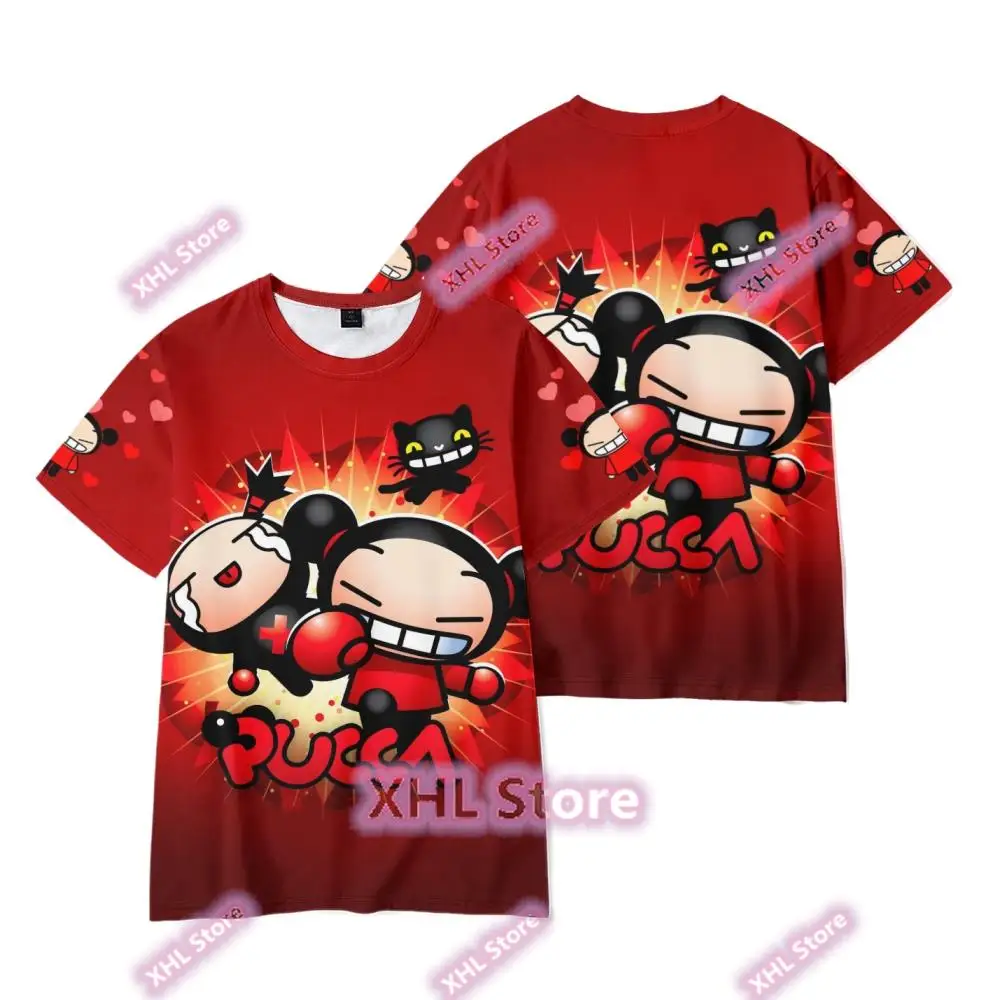 Lovely-Pucca-T-shirt-Sweatshirt-Men-women-Casual-Short-sleeve-Clothes ...
