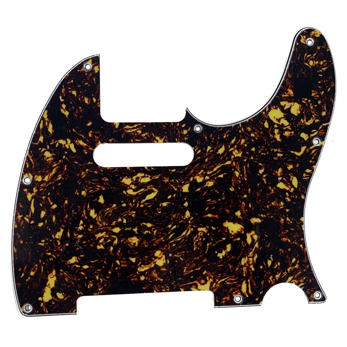 KAISH TL Scratch Plate Guitar Pickguard Dark Brown Tortoise For ...