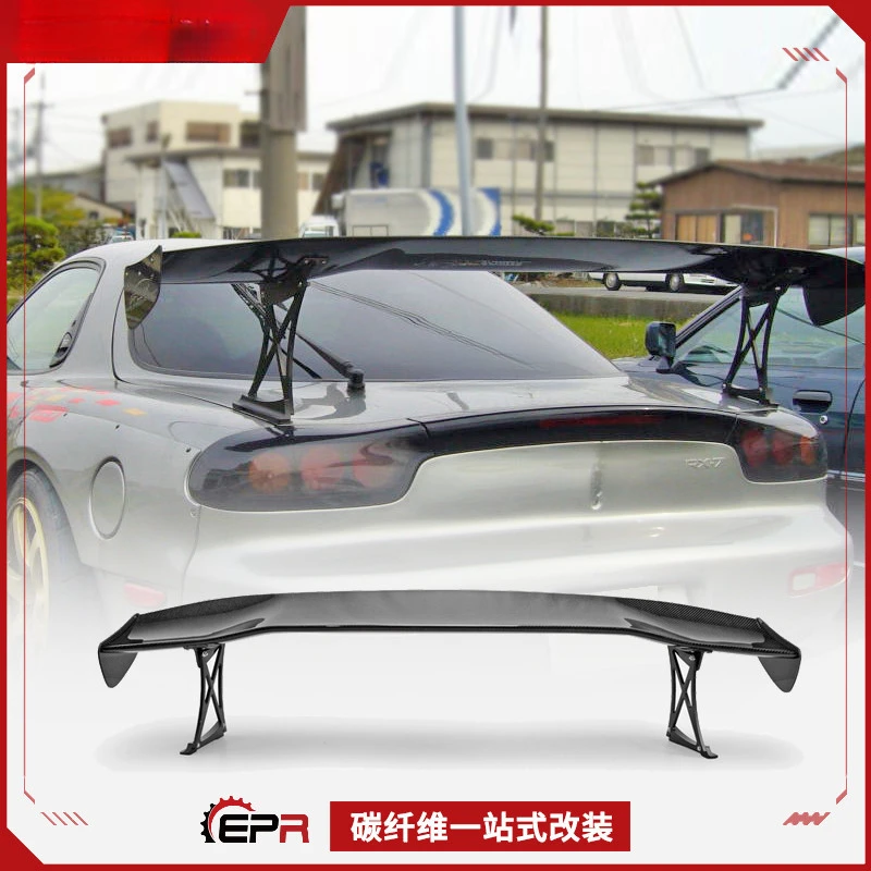SAAR For Mazda RX7 FD3S Feed Style Carbon Fiber GT Large Fixed Rear ...