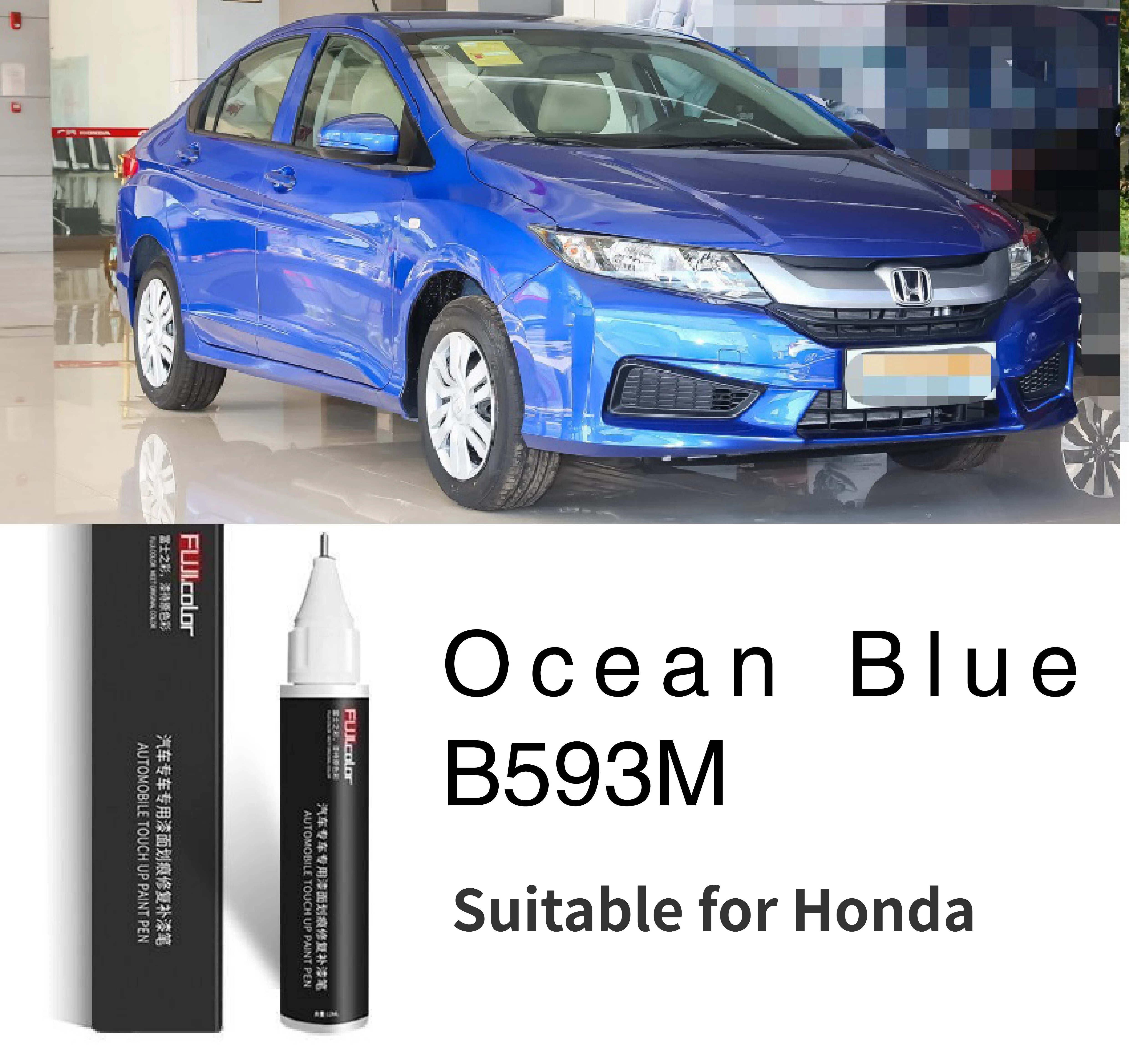 Vivid Blue Pearl Honda Fit Paint