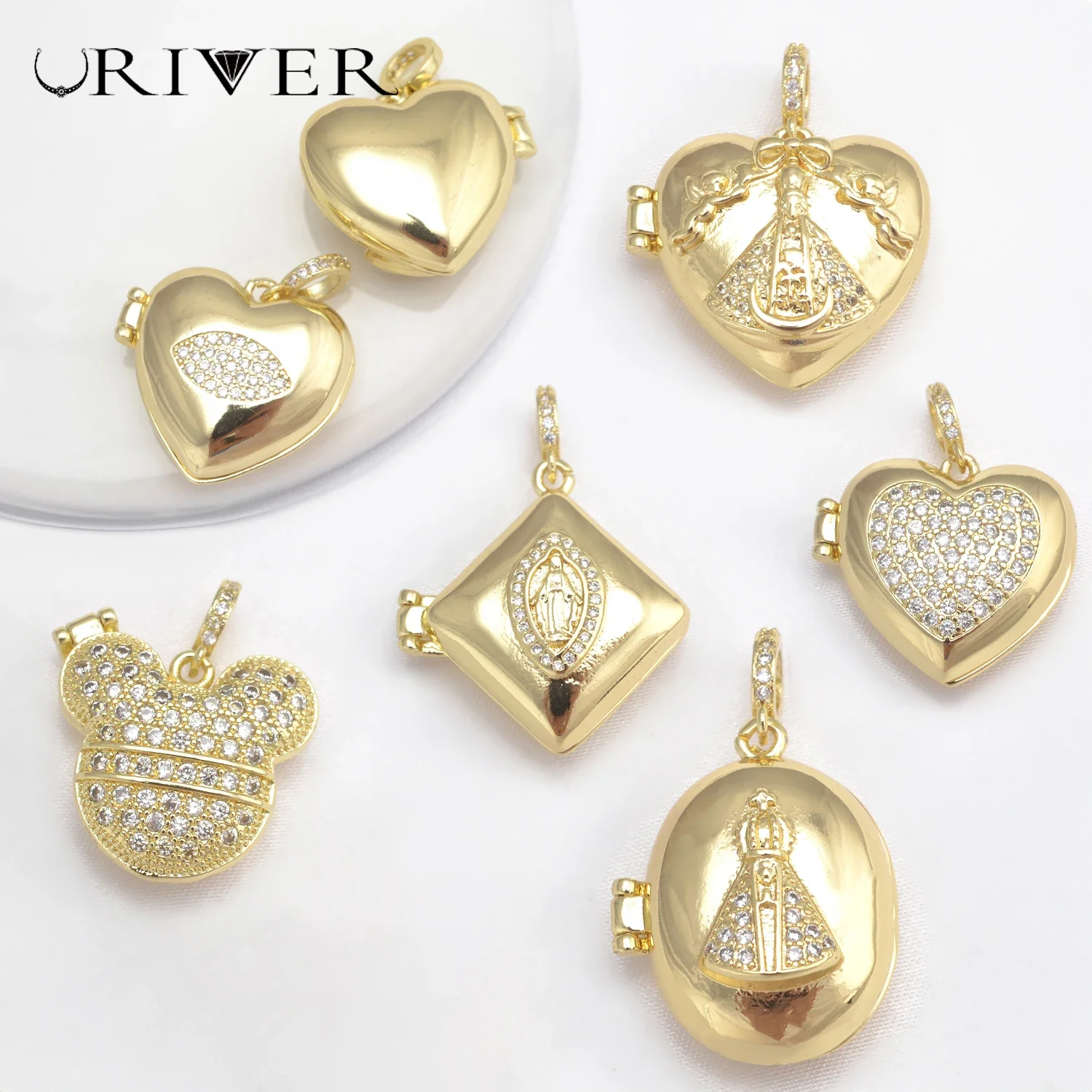 Vintage-Charms-Amulet-for-DIY-Jewelry-Making-Classic-Necklace-Pendant ...