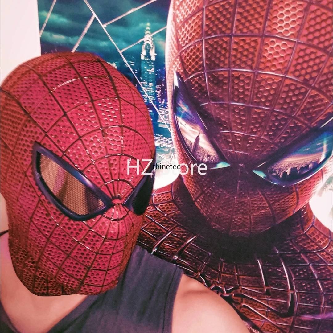 Marvel-The-Amazing-Spider-Man-Mask-with-Faceshell-1-1-3D-Handmade ...