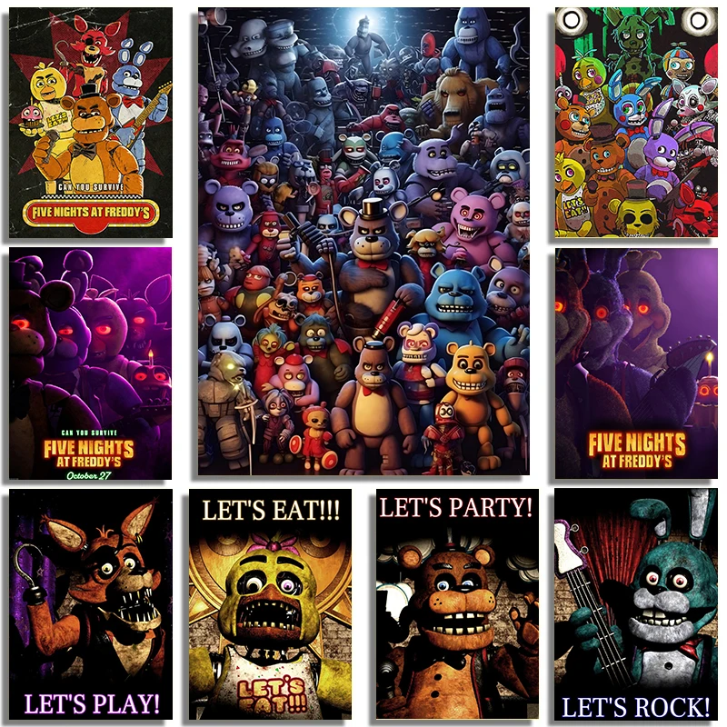 FNAF-Five-nights-At-Freddys-Ultimate-Group-Posters-pintura-en-lienzo-im-genes-art-sticas-de.jpg