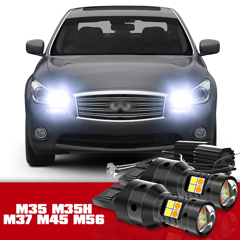 2pcs Dual Mode Turn Signal+Daytime Running Light Accessories LED DRL ...