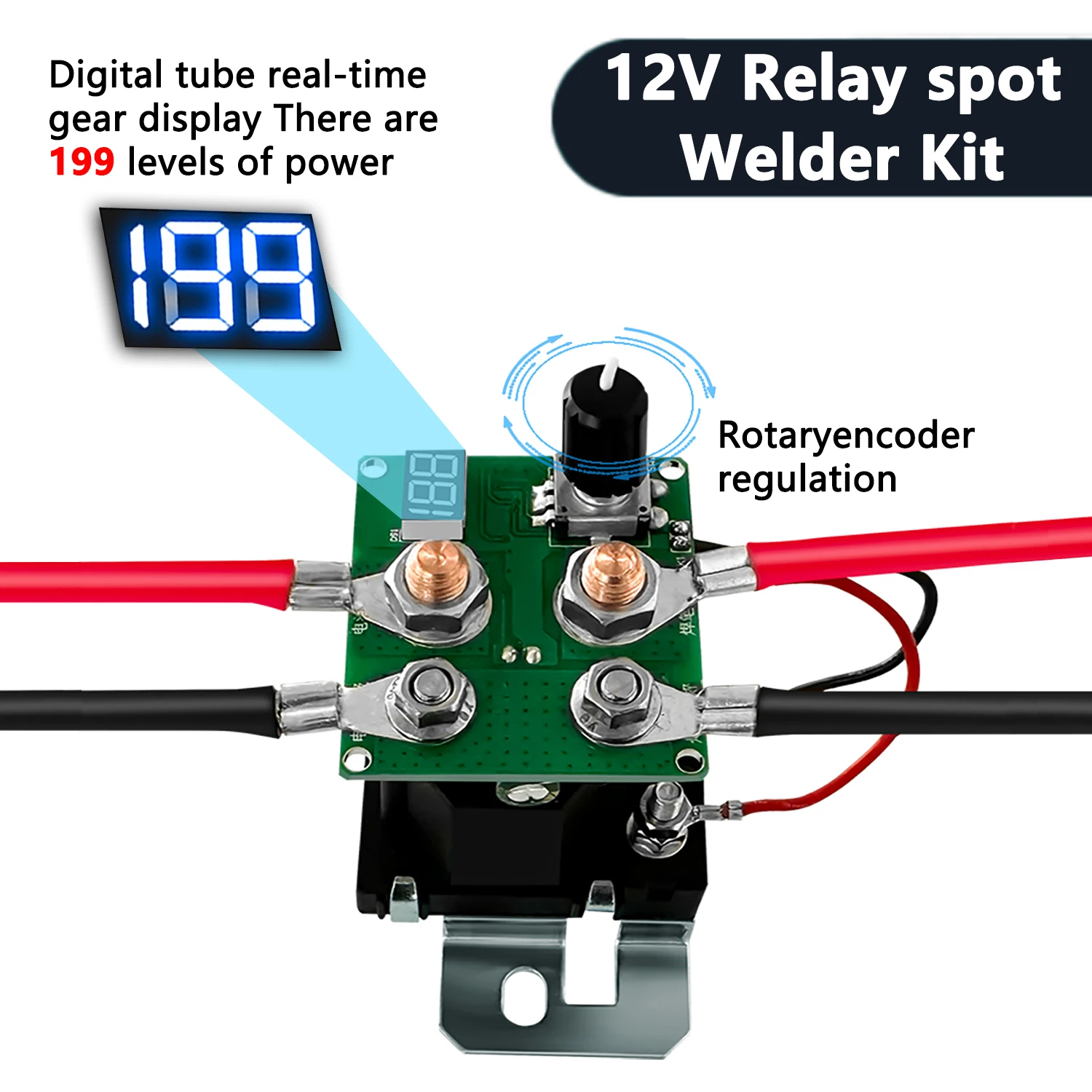 12V-Relay-Spot-Welder-Kit-199-Gear-Adjustable-Mini-Spot-Welding-Machine ...