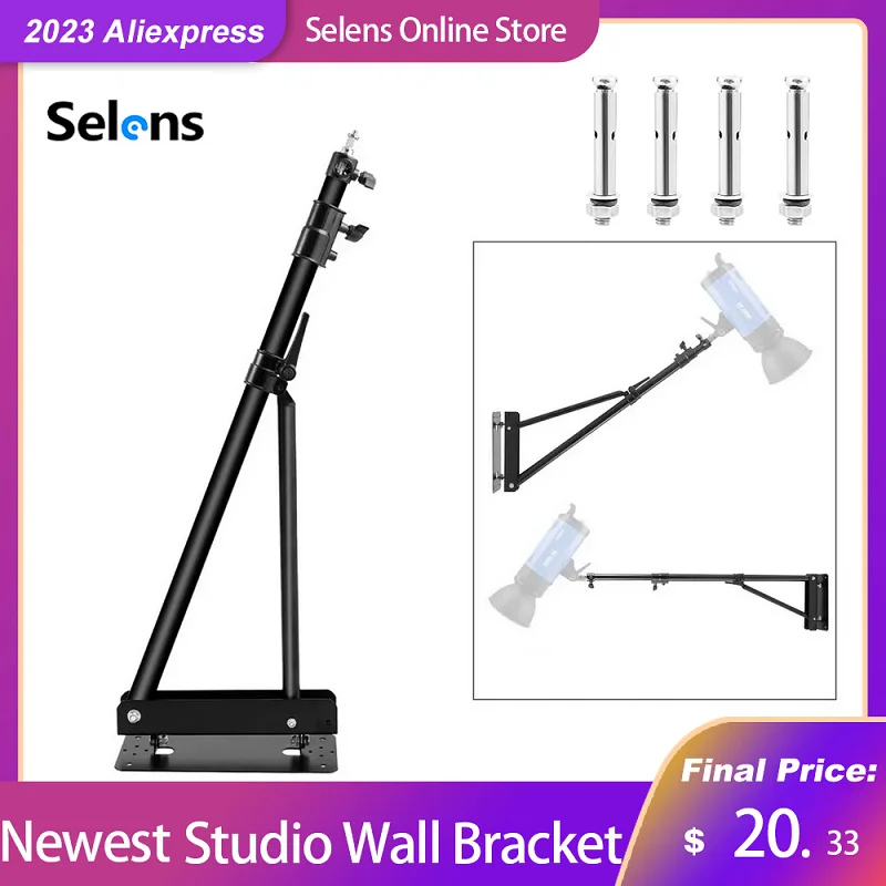 Selens-Multifunction-Wall-Camera-Mount-tripod-Base-Adjustable-Arm-Photo ...