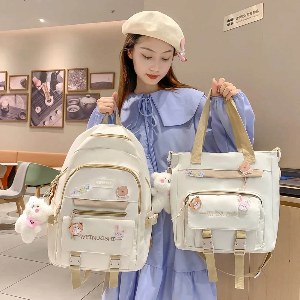 Kawaii-Women-Backpack-Large-Capacity-Students-School-Bag-For-Teenager ...