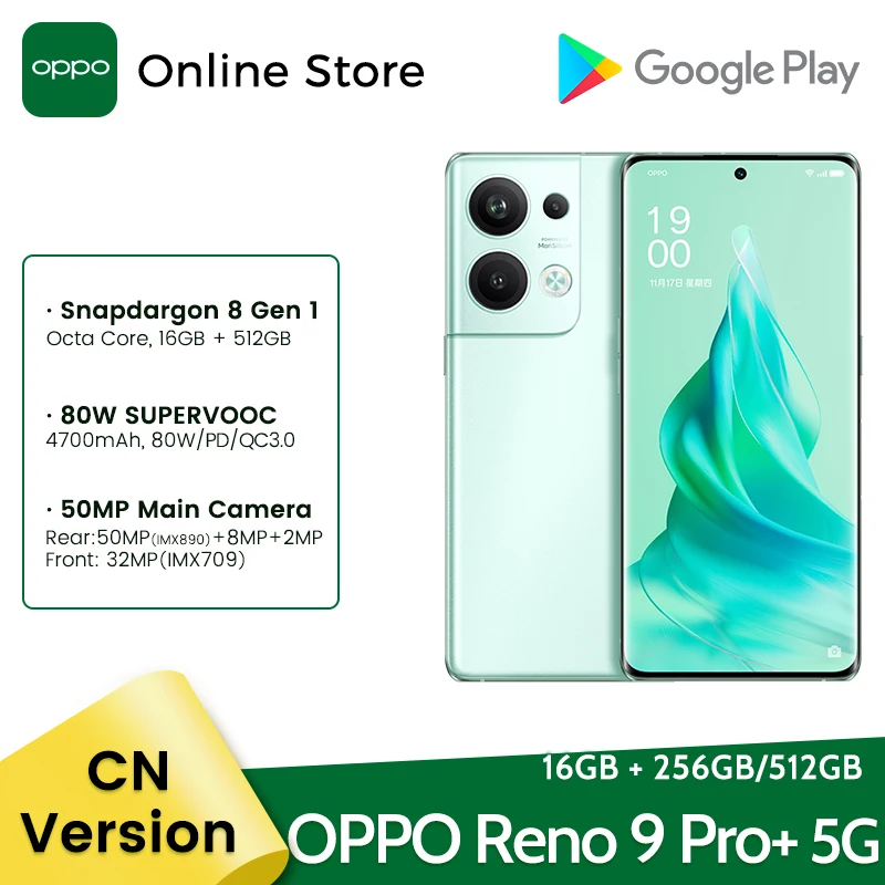 OPPO-Celular-Reno-9-Pro-Plus-Snapdragon-8-Gen-1-Smartphone-5G-C-meras ...