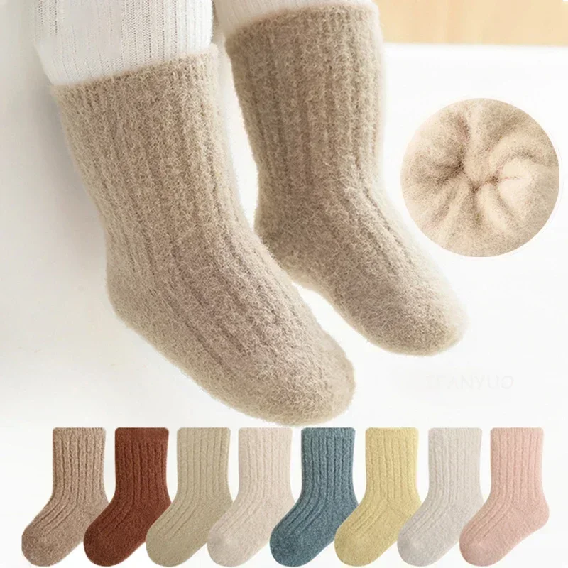 Autumn-Winter-New-Baby-Socks-Thicken-Velvet-Terry-Newborn-Boy-Girl-Warm ...
