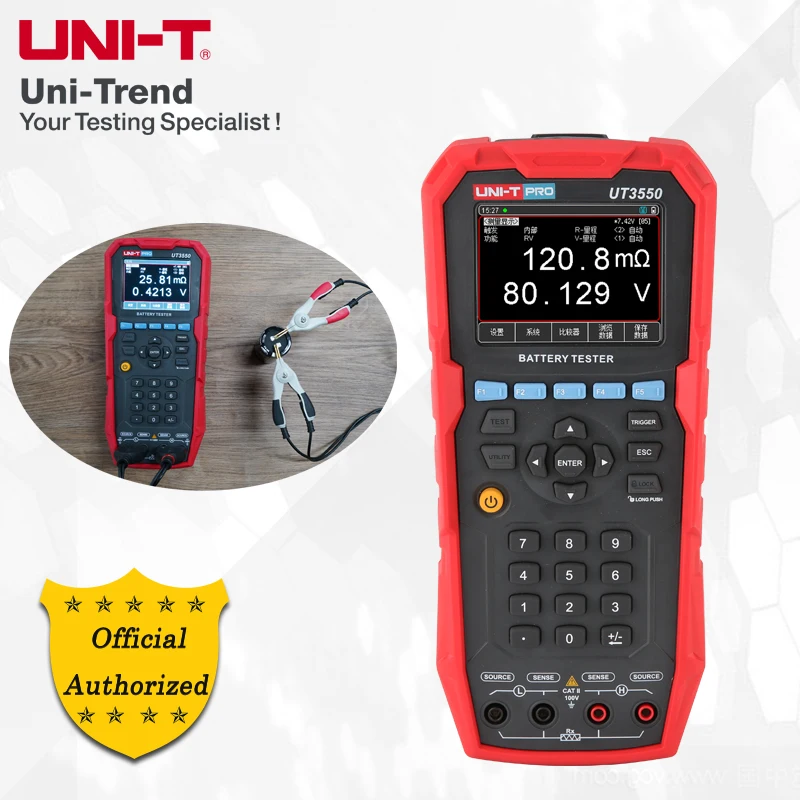UNI-T-UT3550-Series-High-Precision-Handheld-Battery-Resistance-Tester ...