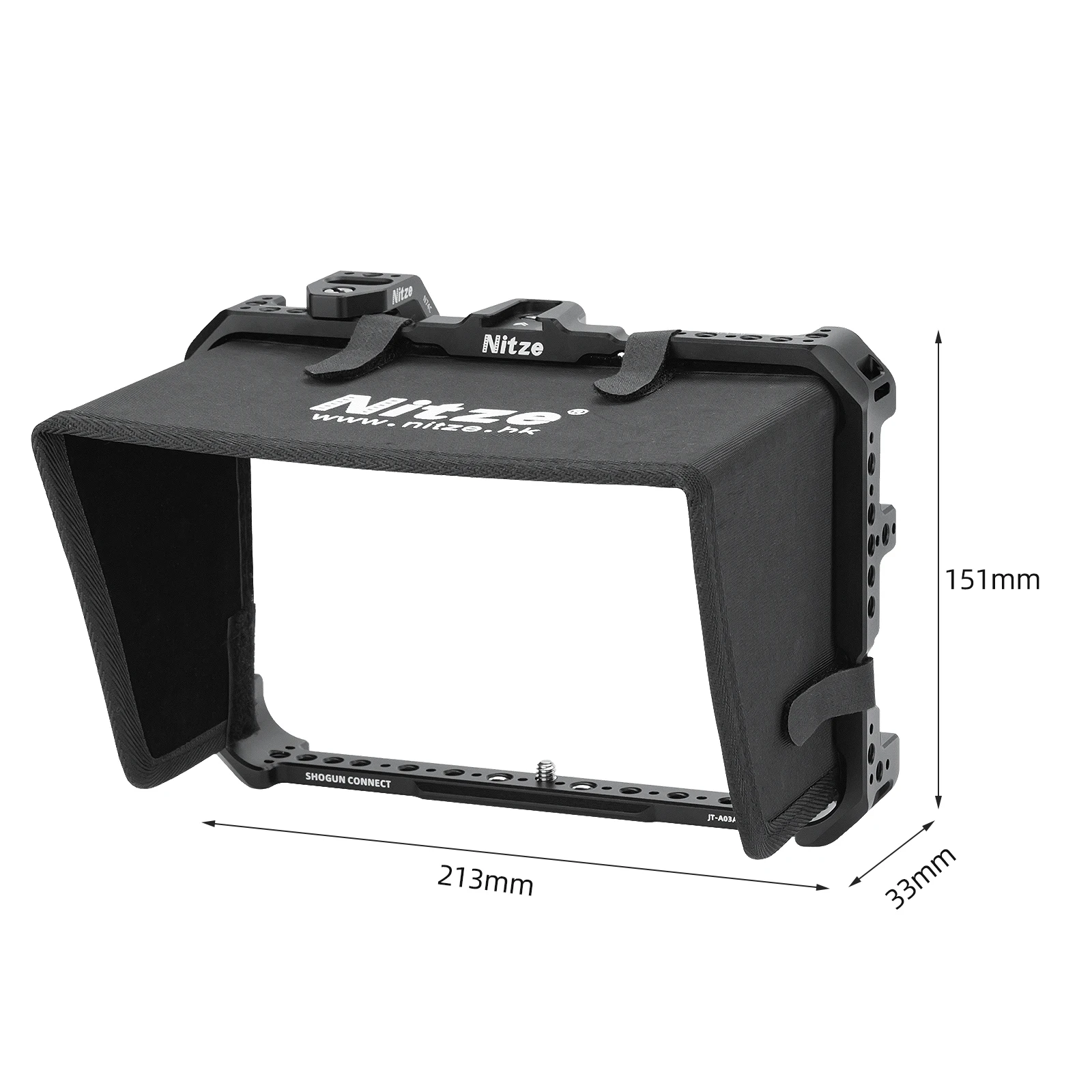 Nitze-Cage-for-Atomos-Shogun-CONNECT-Monitor-with-Mounting-Plate-and ...