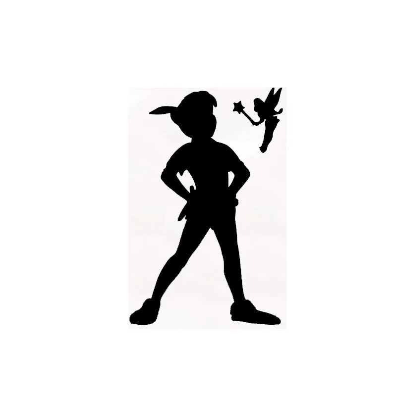 Tinkerbell And Peter Pan Silhouette