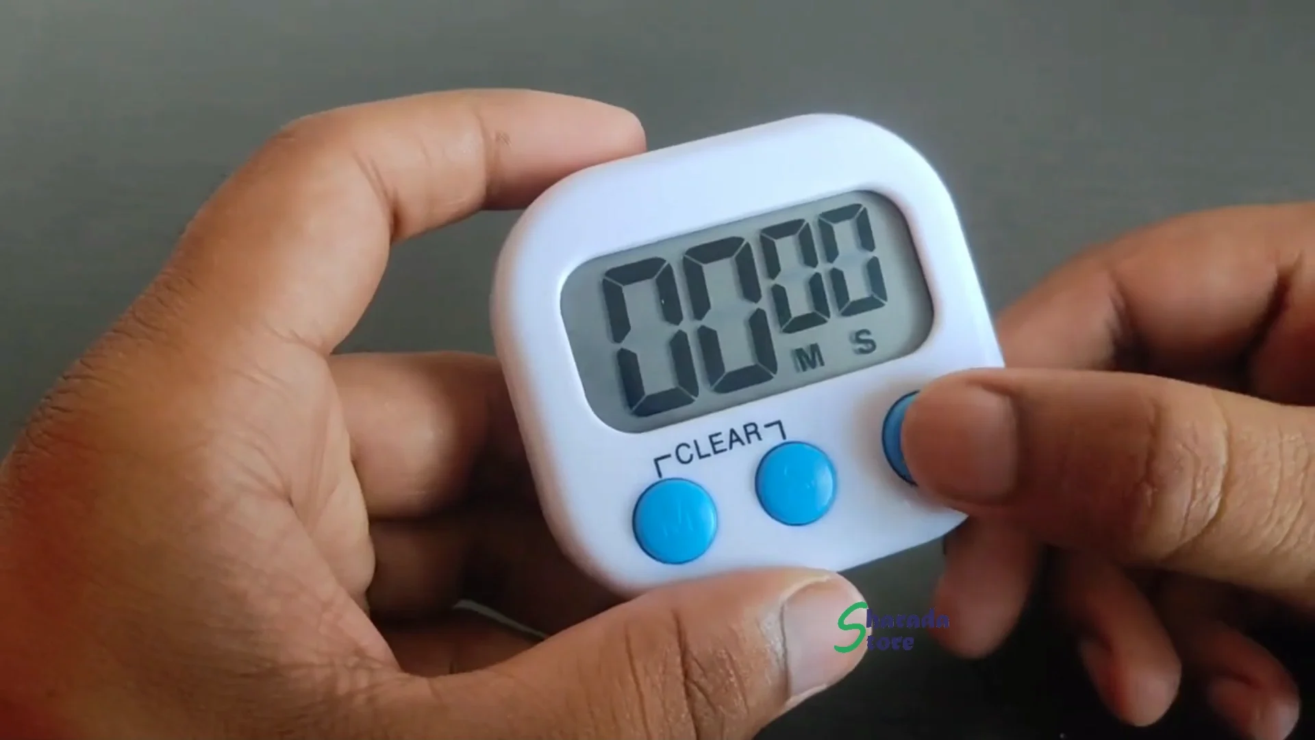 Digital Kitchen Timer & Stopwatch with Big Screen, Loud Alarm & Magnetic Stand | Countdown/Count ...