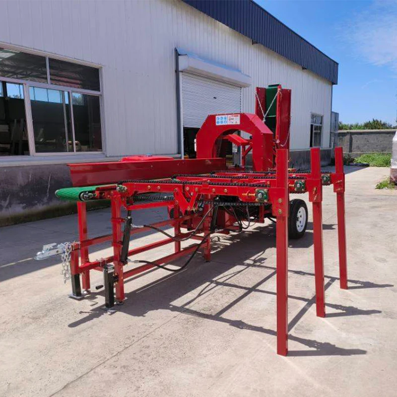 2024-New-Design-Fully-Automatic-Firewood-Processor-35-ton-Log-Splitter ...