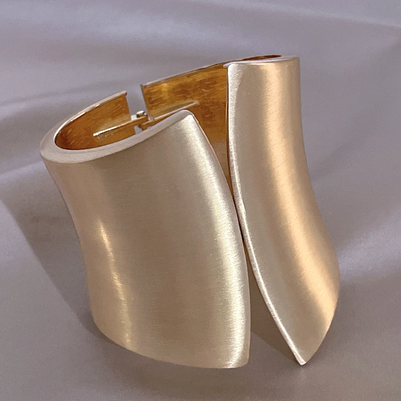 Exaggerated-Chunky-Heavy-Metal-Bracelet-Bangle-for-Women-Punk-Goth ...