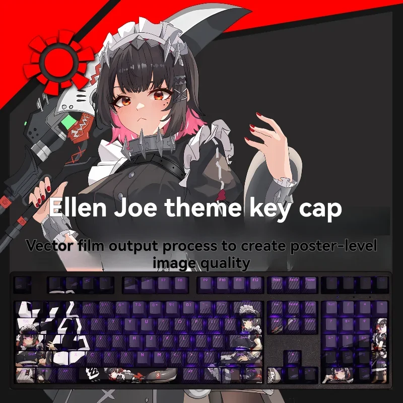 Ellen-Joe-Gaming-Keycap-Set-PBT-Sublimation-Cherry-Profile-Keycaps-for ...