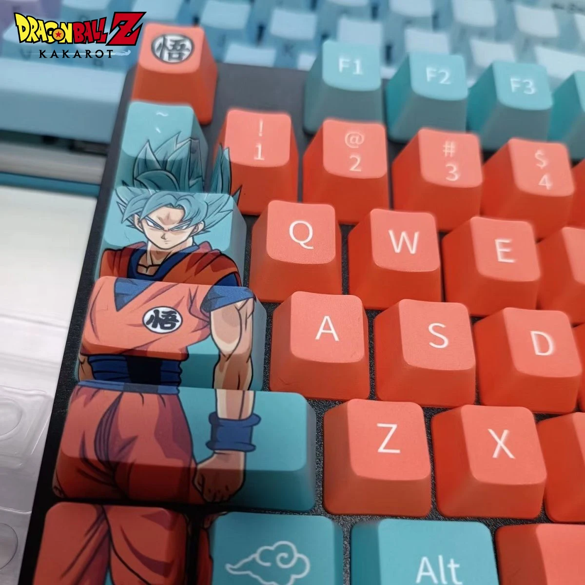 108-Keys-Anime-Dragon-Ball-Goku-PBT-Personality-Tail-Gaming-OEM-Height ...