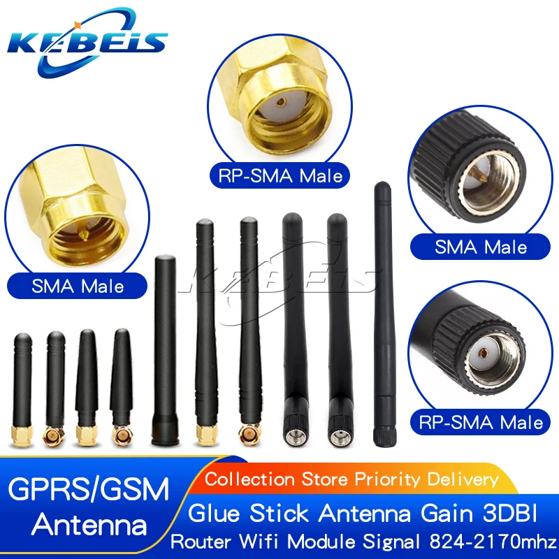2PCS-868MHz-915MHz-Antenna-3dbi-SMA-Male-Connector-GSM-GPRS-Antena ...