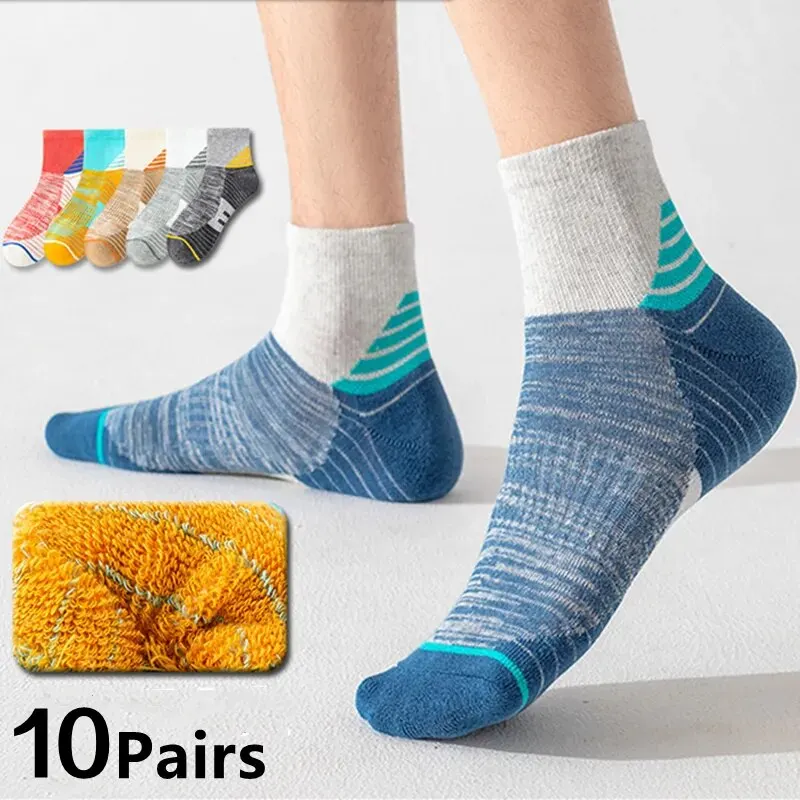 10-Pairs-of-Men-s-Crew-Socks-with-Thick-Towel-Bottoms-Perfect-for ...