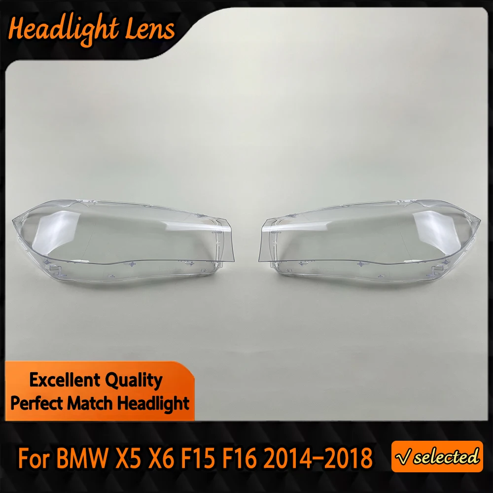 For BMW X5 X6 F15 F16 2014 2015 2016 2017 2018 Headlamp Cover Headlight ...