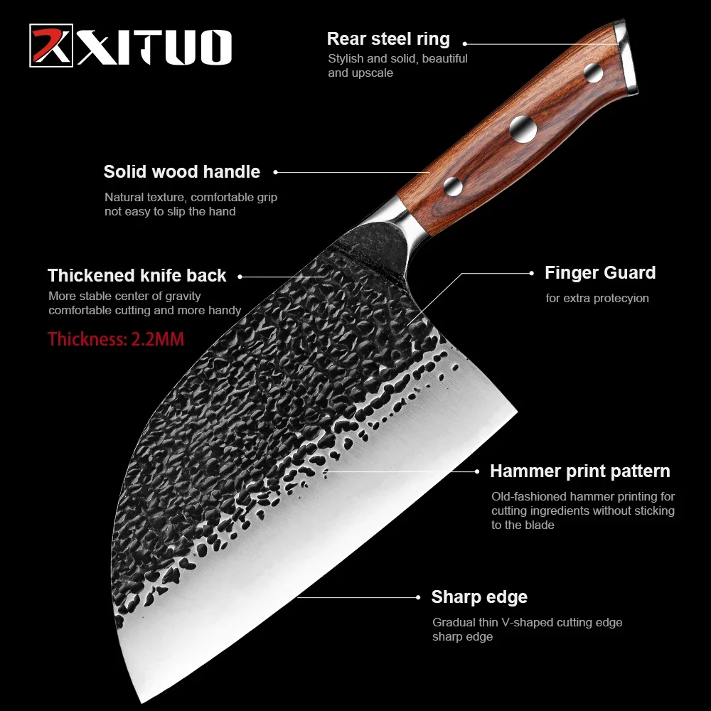 High-Carbon-Steel-Hand-Forged-Butcher-Knife-Anti-Rust-Oil-Coating ...