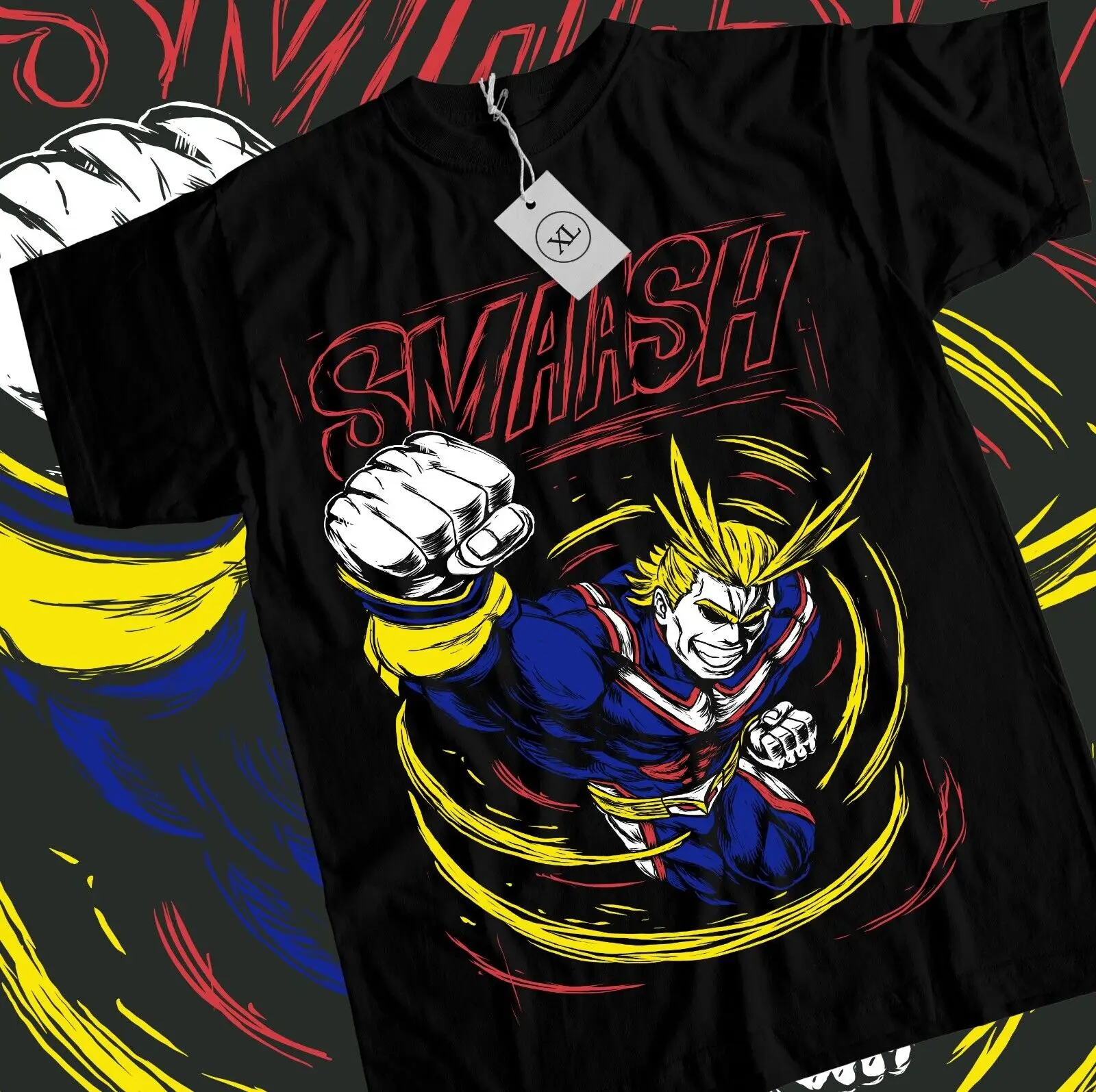 All-Might-T-shirt-Plus-Ultra-Boku-No-Hero-Academia-Anime-Black-Shirt ...