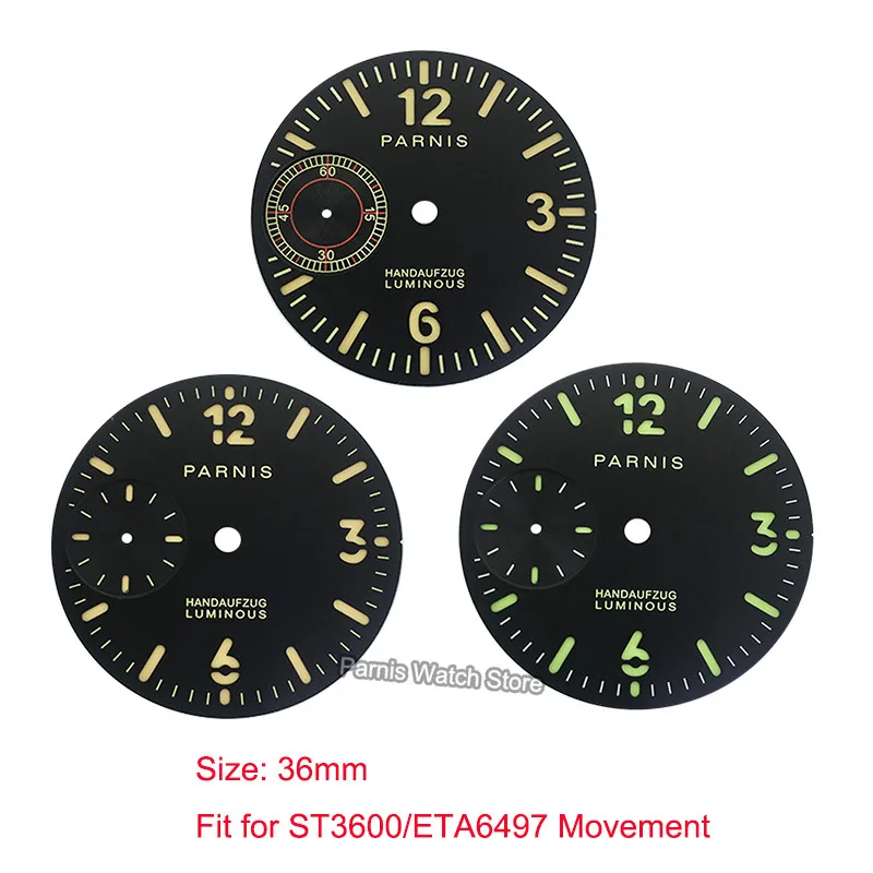 Parnis-36mm-Watch-Dial-Parts-Fit-for-ST3600-ETA6497-Movement-Men-s ...