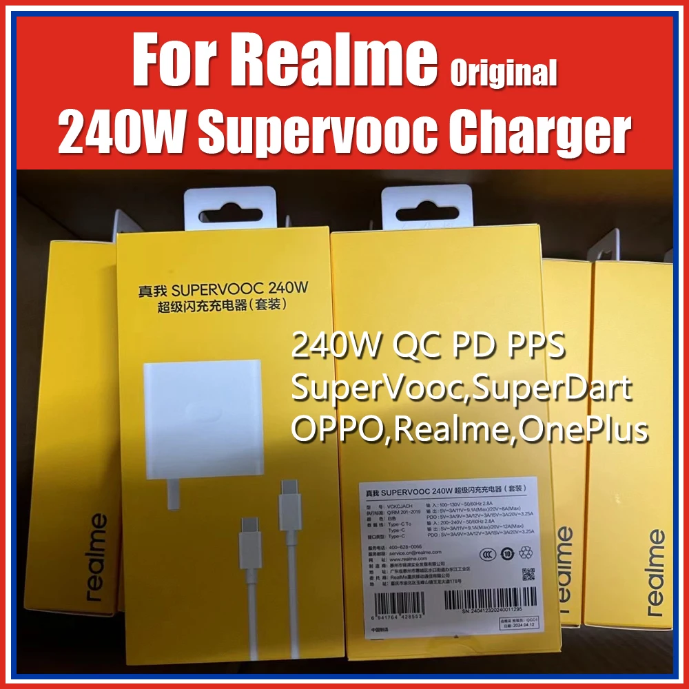 VCKCJACH-USB-C-Original-Realme-240W-Power-Adapter-Charger-SuperVooc-For ...