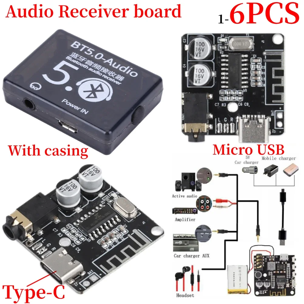 Bluetooth-Audio-Receiver-Board-Bluetooth-5-0-4-1-MP3-Lossless-Decoder ...