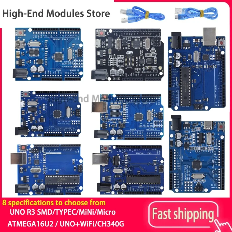 Caja-oficial-UNO-R3-ATMEGA16U2-UNO-WiFi-R3-ATMEGA328P-Chip-CH340G ...