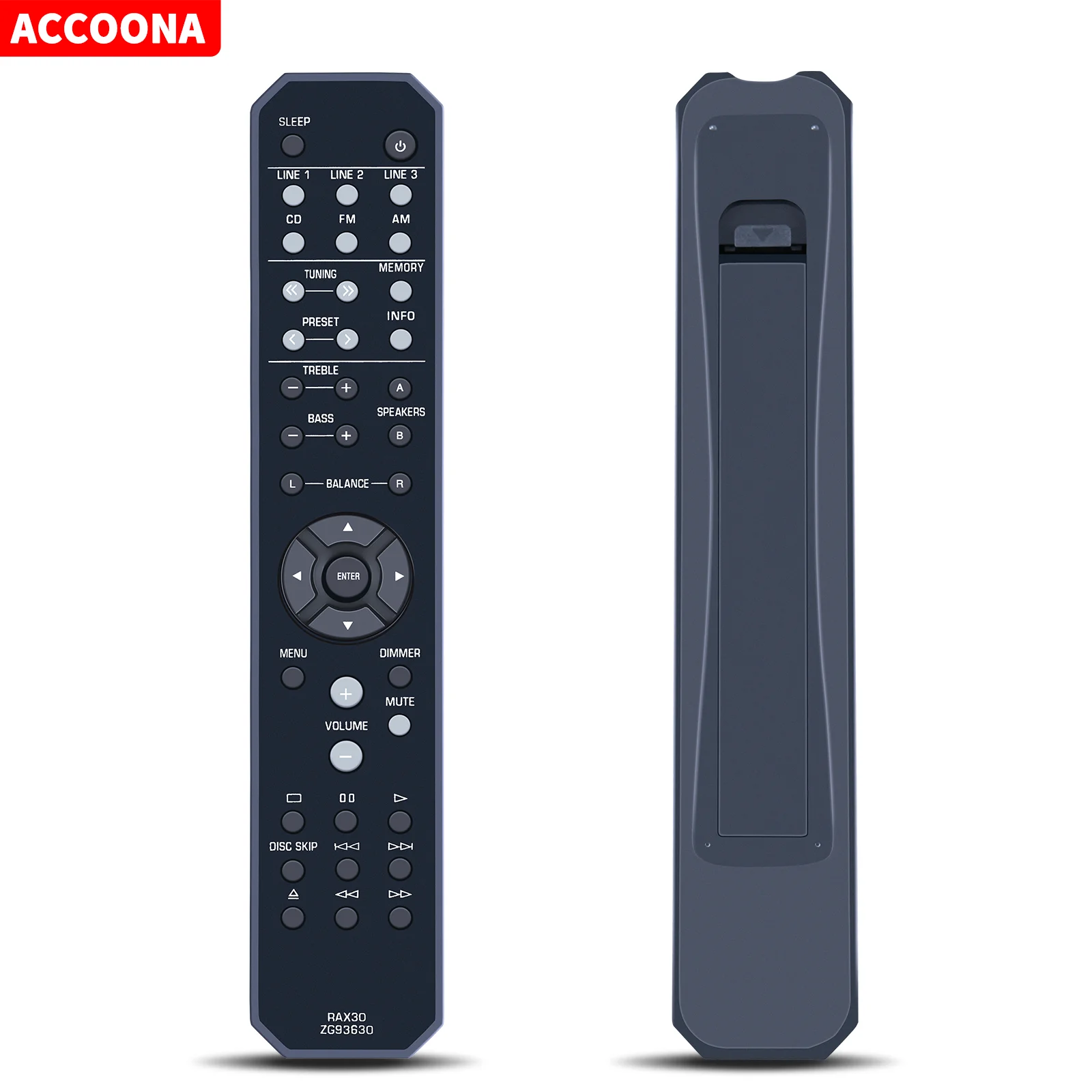 New Replacement Remote Control For Yamaha RAX30 ZG93630 R-S201 R-S201BL ...