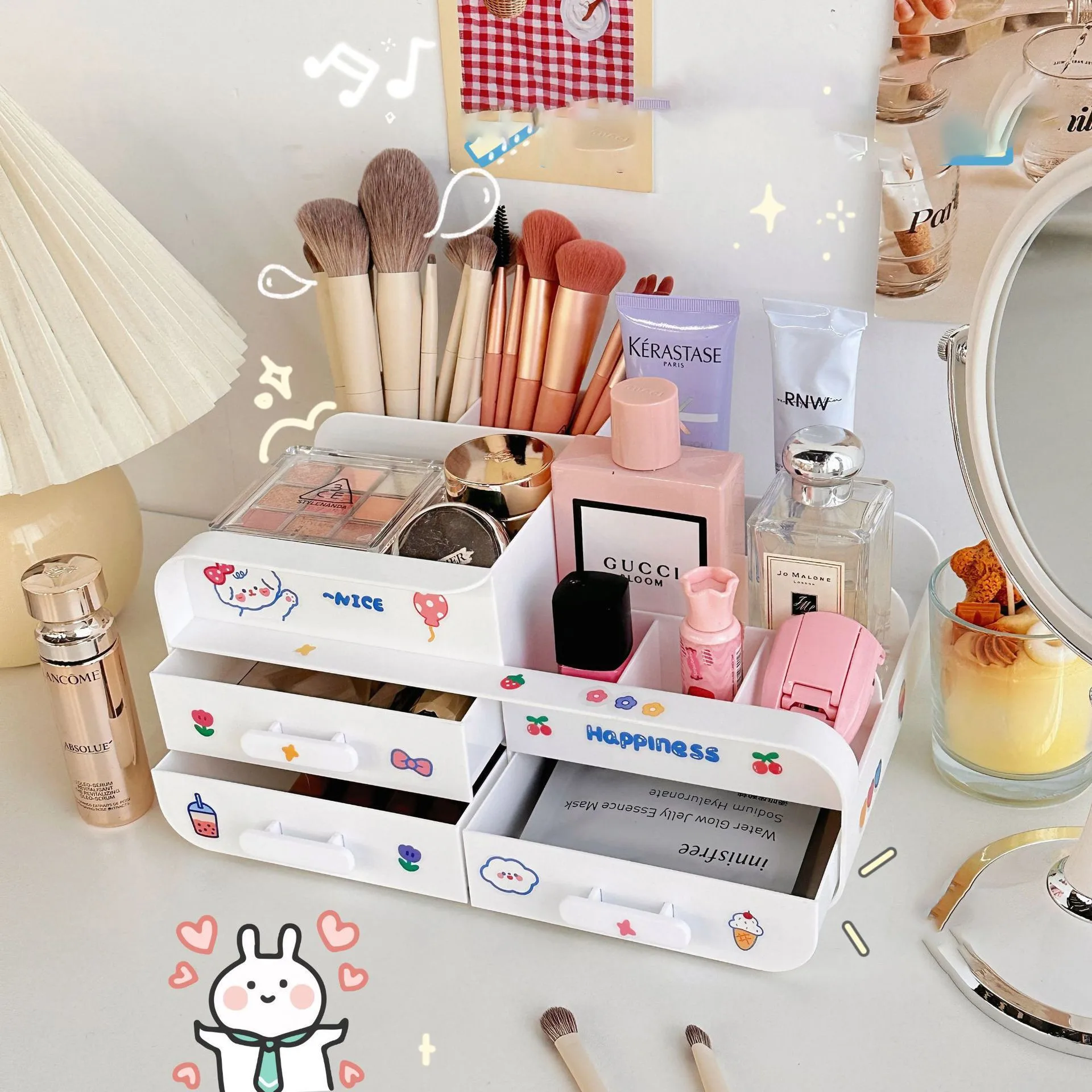 12Grid Creative Desktop Storage Box Container Makeup Organizer for ...