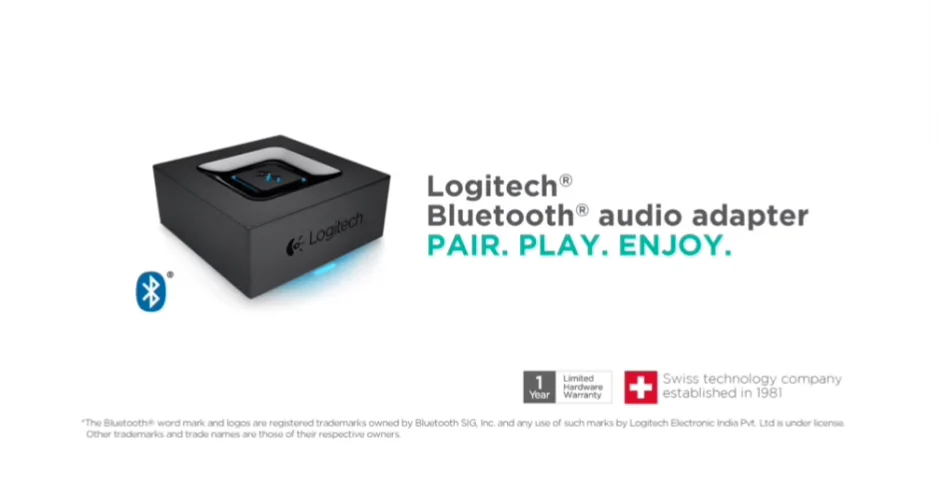 Logitech Bluetooth Audio Adapter - Wireless Streaming for Speakers ...