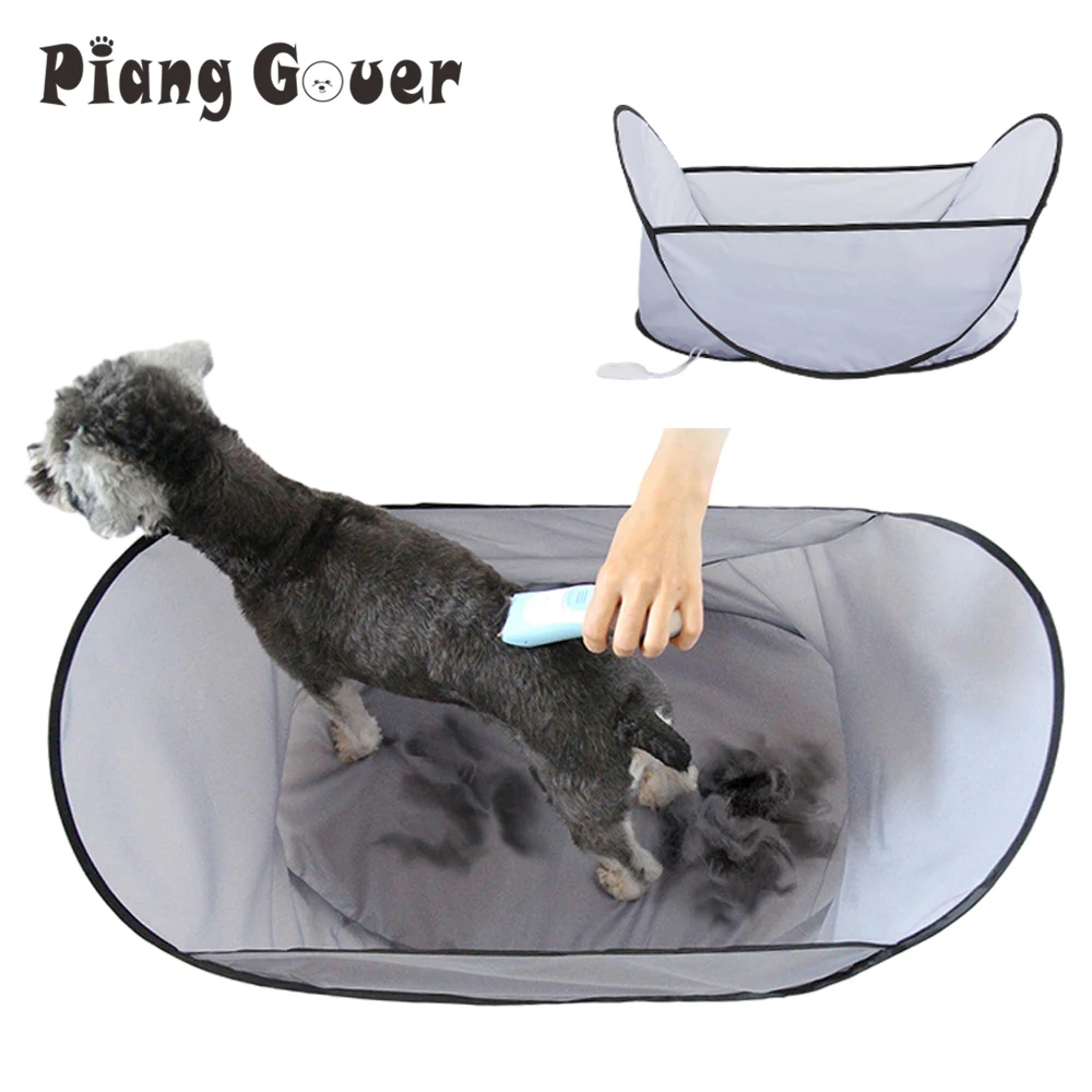 Port-til-Folding-Trimming-Dog-Hair-Basket-Shaving-Clean-Puppy-Shearing ...