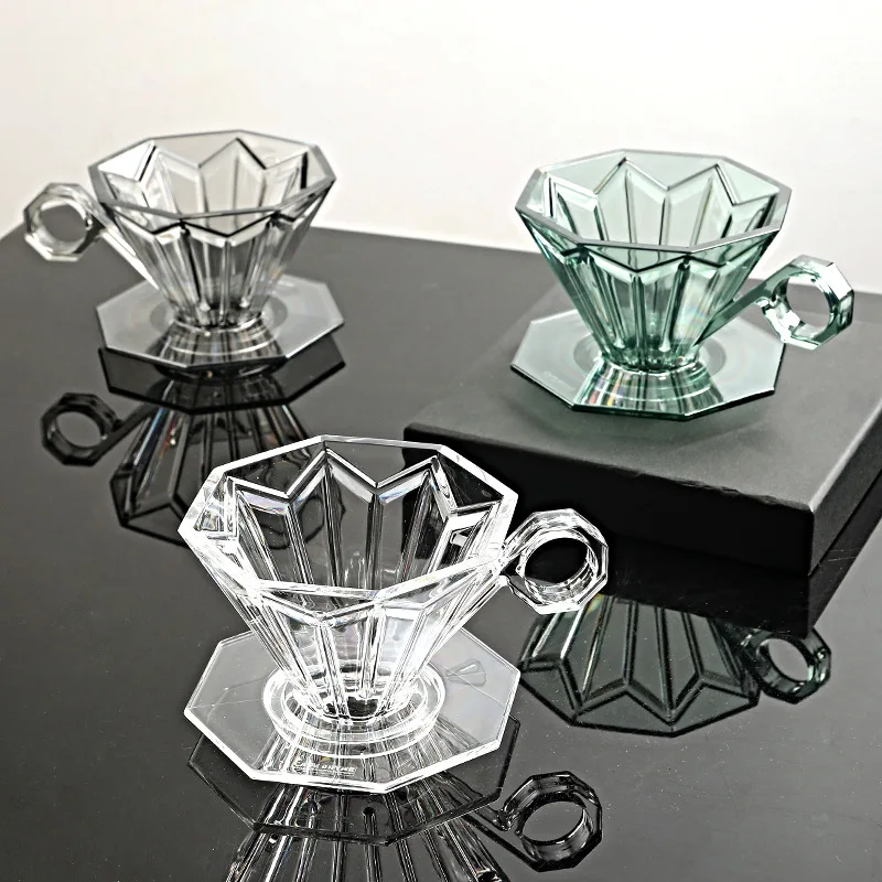 Octagonal-Diamond-PCTG-Coffee-Filter-Cup-Hand-Brewed-Coffee-Pot-Filter ...