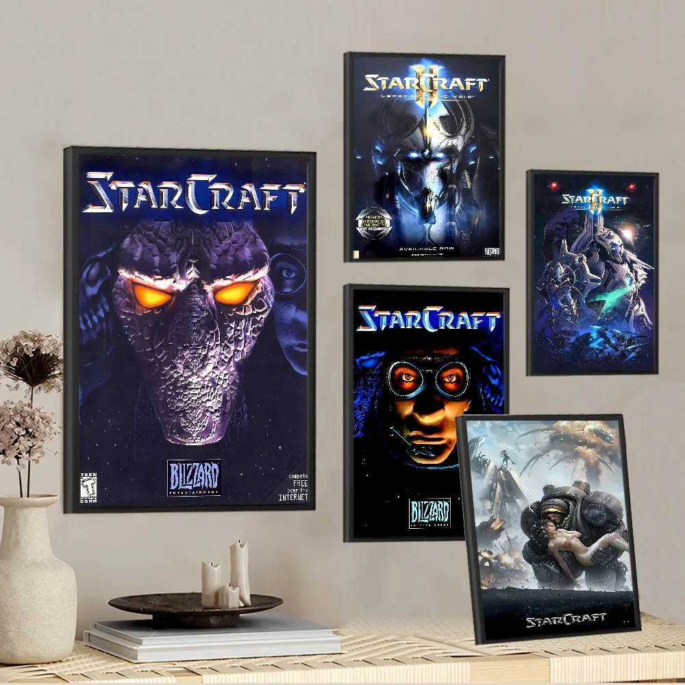 S-Starcraft-2-Game-Self-adhesive-Art-Poster-Decoracion-Painting-Wall ...